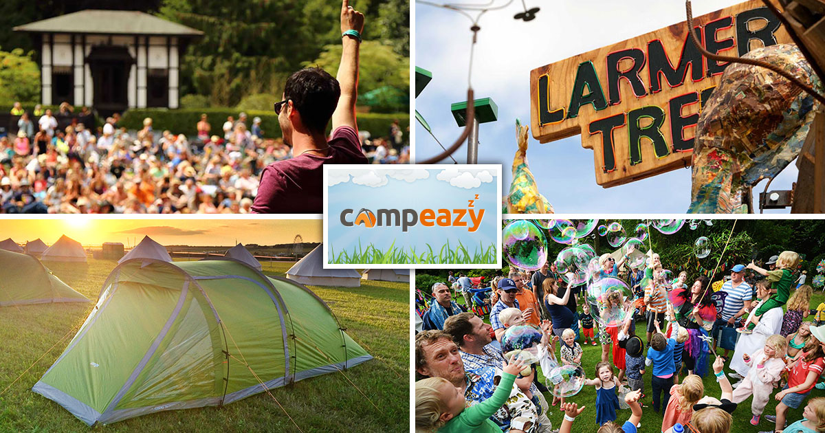 Larmer Tree Festival 2020 Camping - Campeazy Pre-Pitched Tent Hire